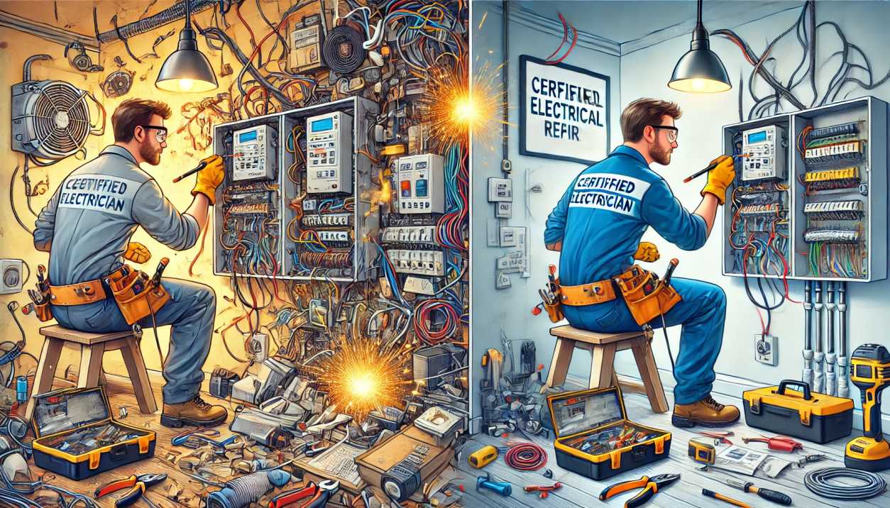 DIY Electrical Repairs vs. Professionals: Safety First